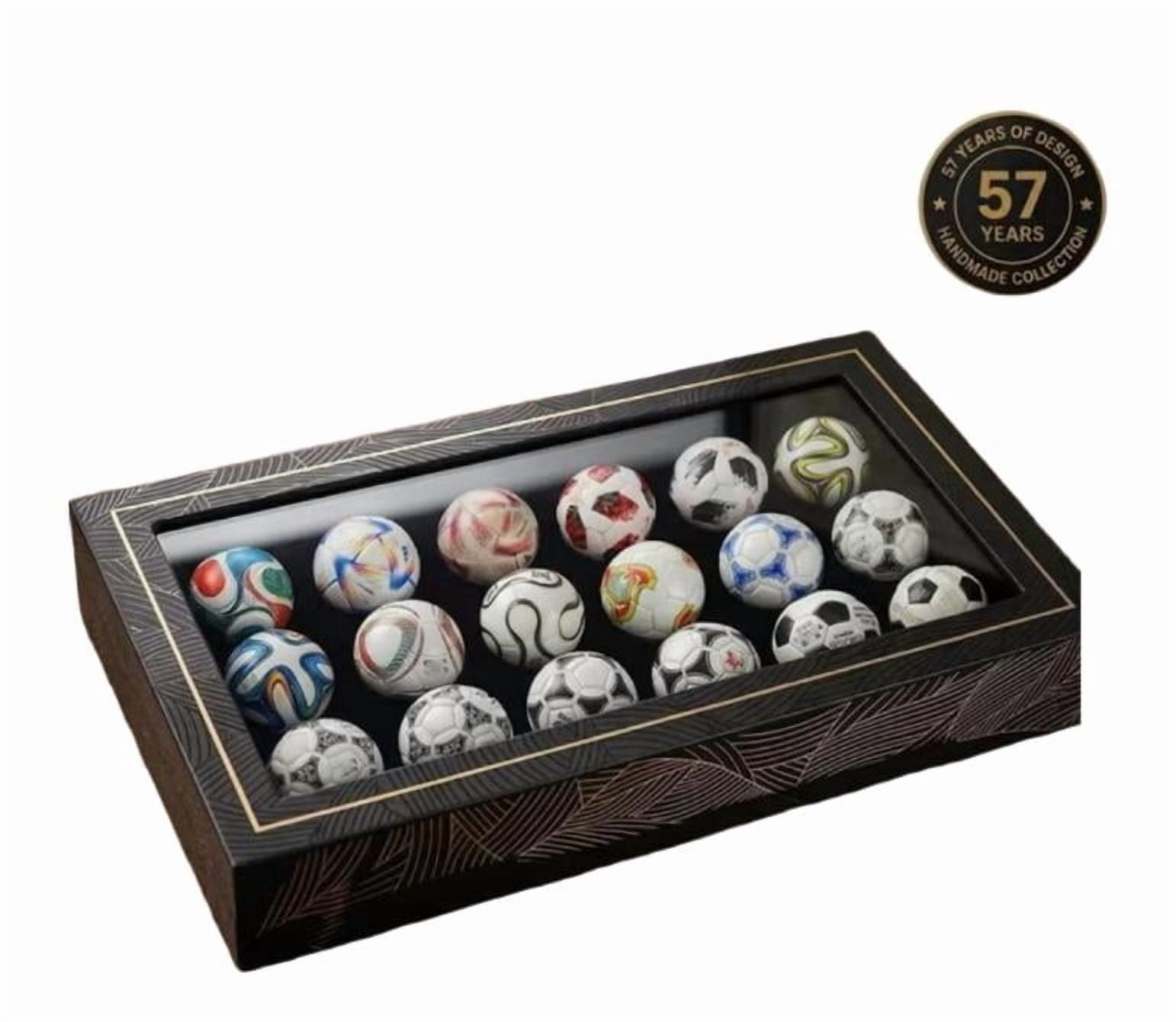 Handcrafted Mini Soccer Ball Collection 1970 to 2026 Figurines Premium ...