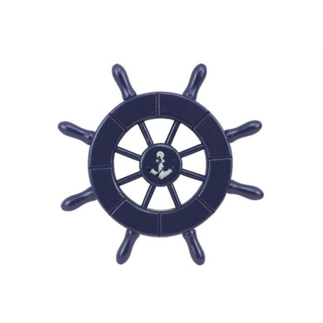 Handcrafted Model Ships SW-6-104-anchor-NH 6 in. Dark Blue Decorative ...