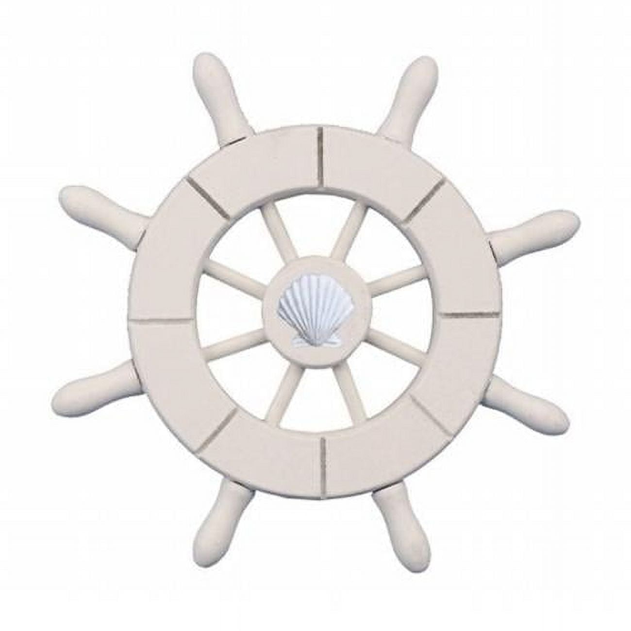 Handcrafted Model Ships SW-6-101-seashell-NH 6 in. White Decorative ...