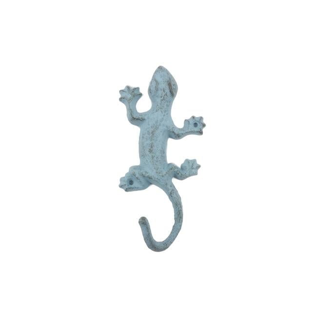 Handcrafted Model Ships 6 x 1 x 3 in. Rustic Light Blue Cast Iron ...