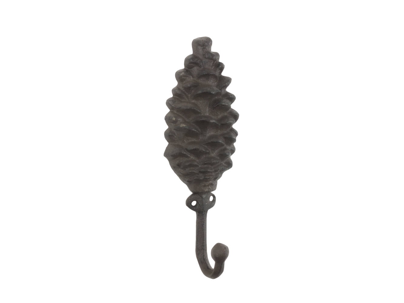 Handcrafted Model Ships 8.5 x 1.5 x 3 in. Cast Iron Pinecone Decorative ...