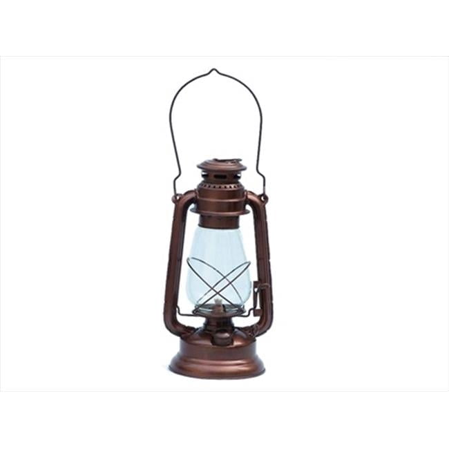 Handcrafted Model Ships Antique Copper Hurricane Oil Lantern 19 in ...