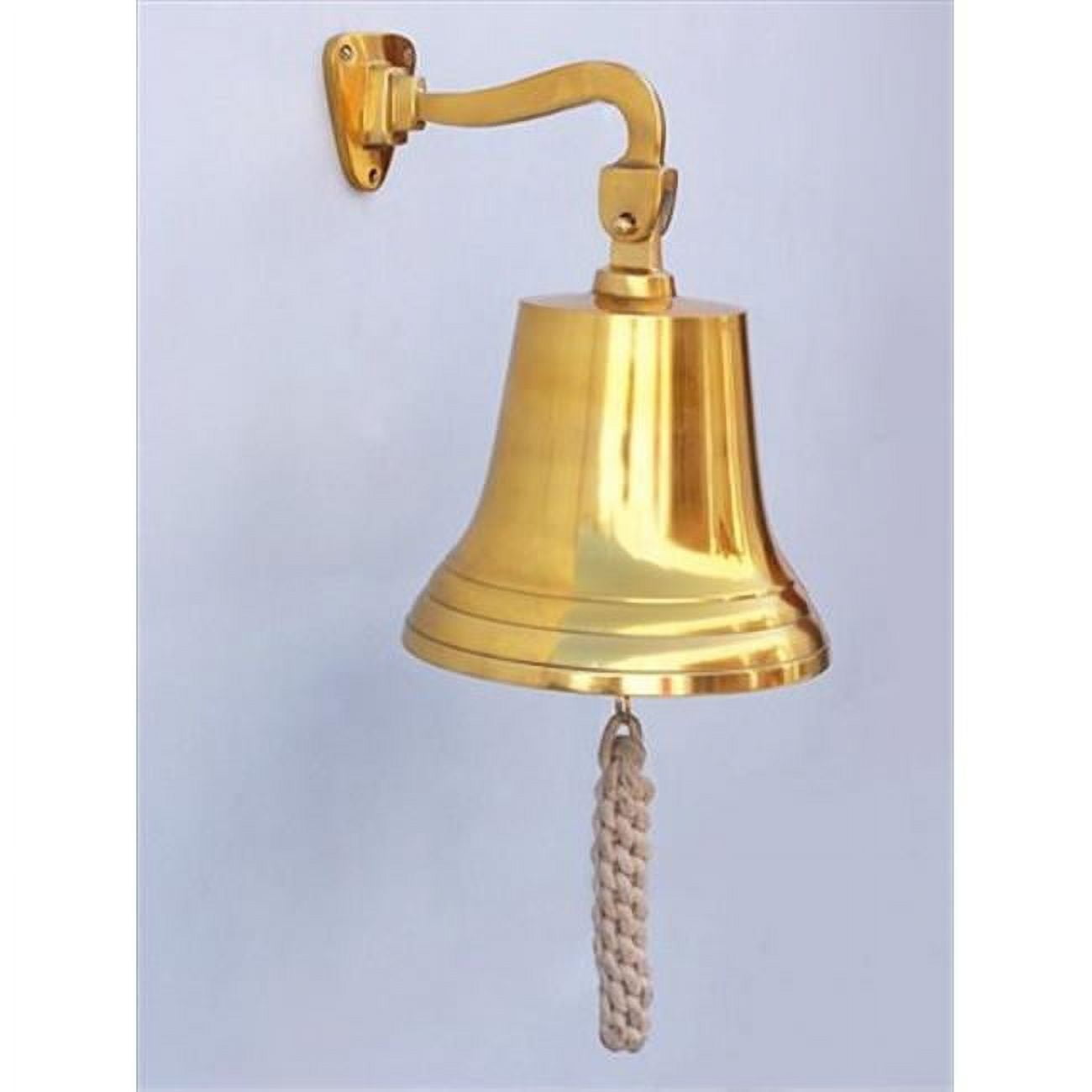 Handcrafted Model Ships BL2019-9B Brass Hanging Ships Bell 11 in. Bells ...