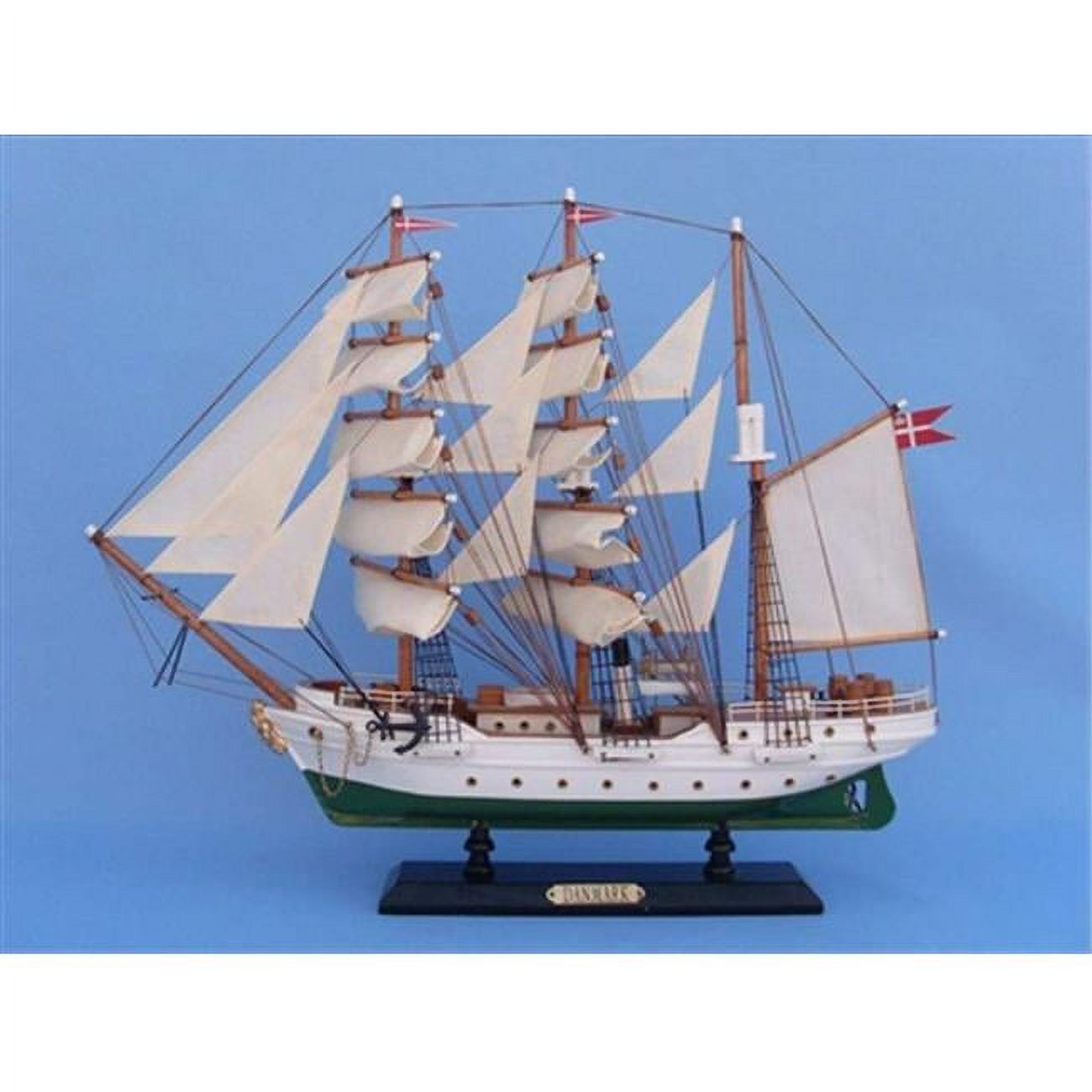Handcrafted Model Ships Danmark 20 Danmark 20 in. Decorative Tall Model ...