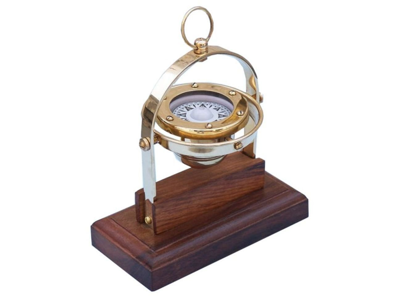 Brass Desk Compass