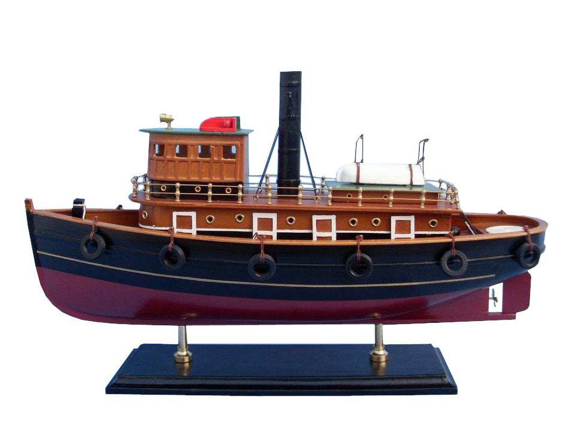 Handcrafted Model Ships FB-203 River Rat Tugboat Decorative Fishing ...