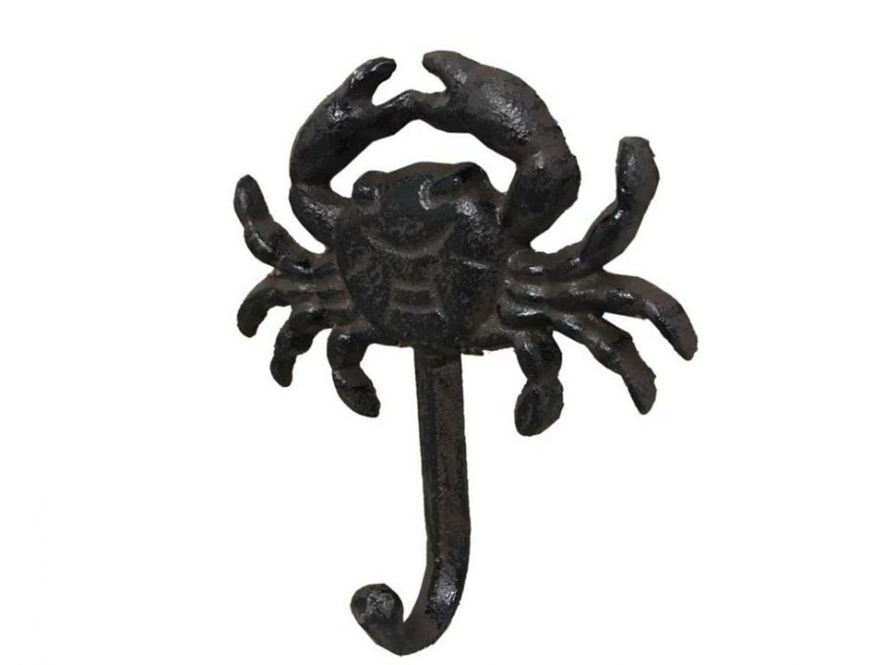 Handcrafted Model Ships Cast Iron Wall Mounted Crab Hook 5 - Decorative ...