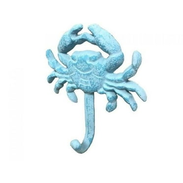 Handcrafted Model Ships Cast Iron Wall Mounted Crab Hook 5 - Decorative ...