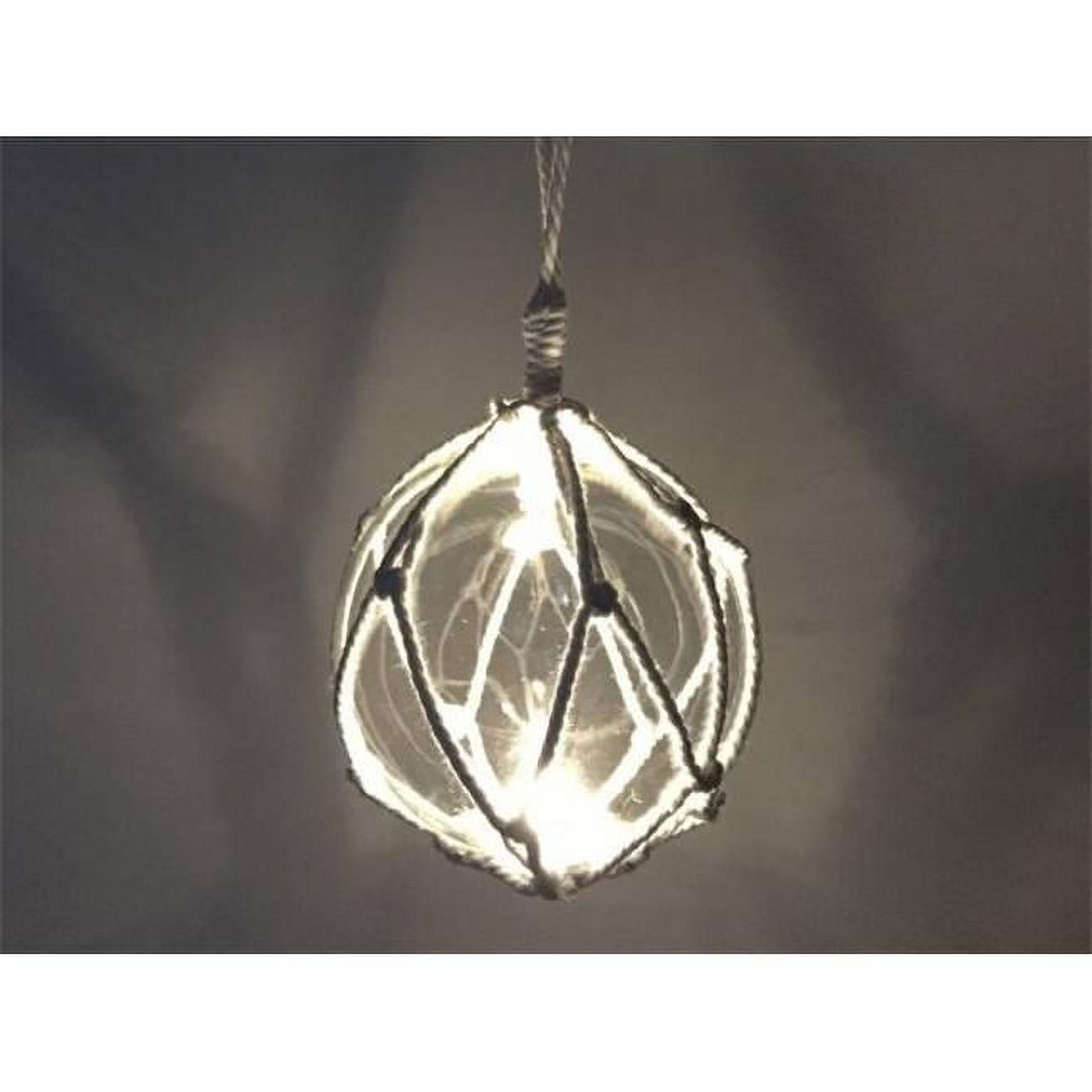 Handcrafted Model Ships GB3-C-N-LED 3 in. LED Lighted Clear Japanese ...