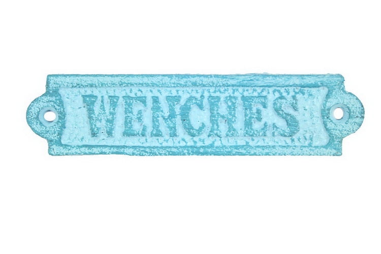 Handcrafted Model Ships K-0164H-Light-Blue Rustic Light Blue ...