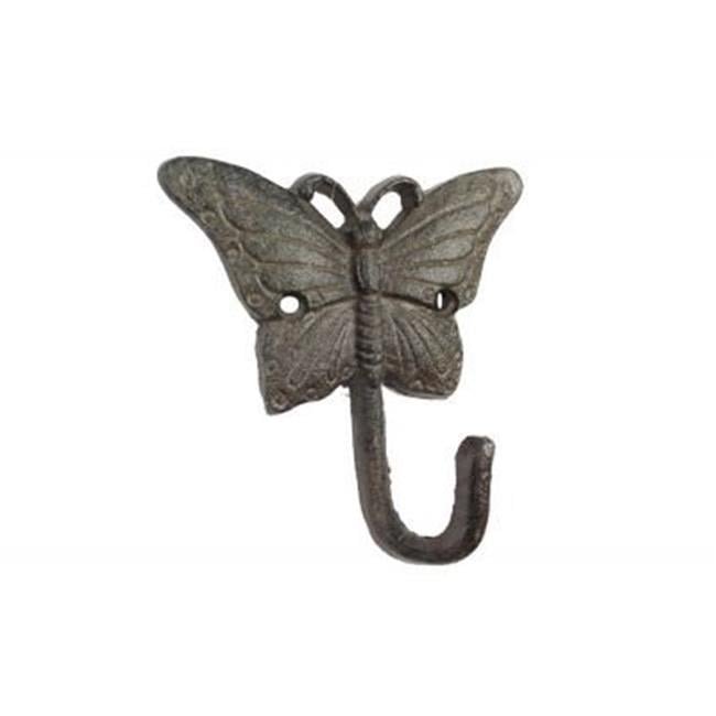 Handcrafted Model Ships K-0375-Cast-Iron 6 in. Cast Iron Butterfly Hook ...