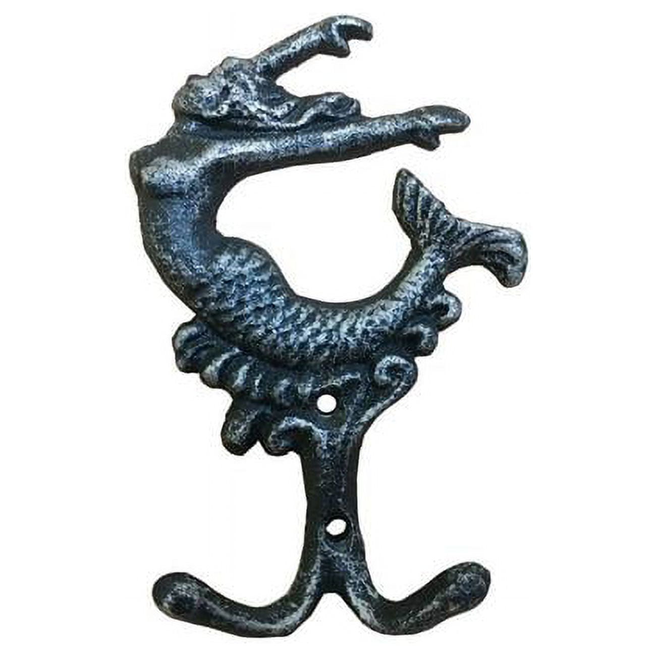 Handcrafted Model Ships K-0572A-Silver Rustic Silver Cast Iron Mermaid ...