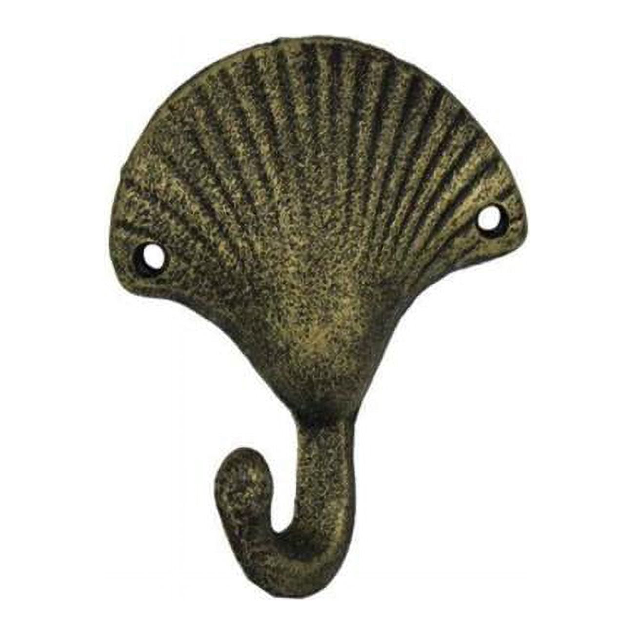 Handcrafted Model Ships K-1112-seashell-gold 6 in. Cast Iron Seashell ...