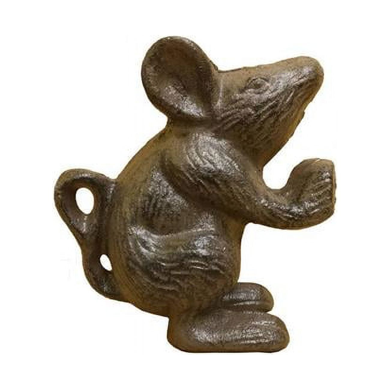 Handcrafted Model Ships K-1342-Cast-Iron Cast Iron Mouse Door Stopper 5 ...