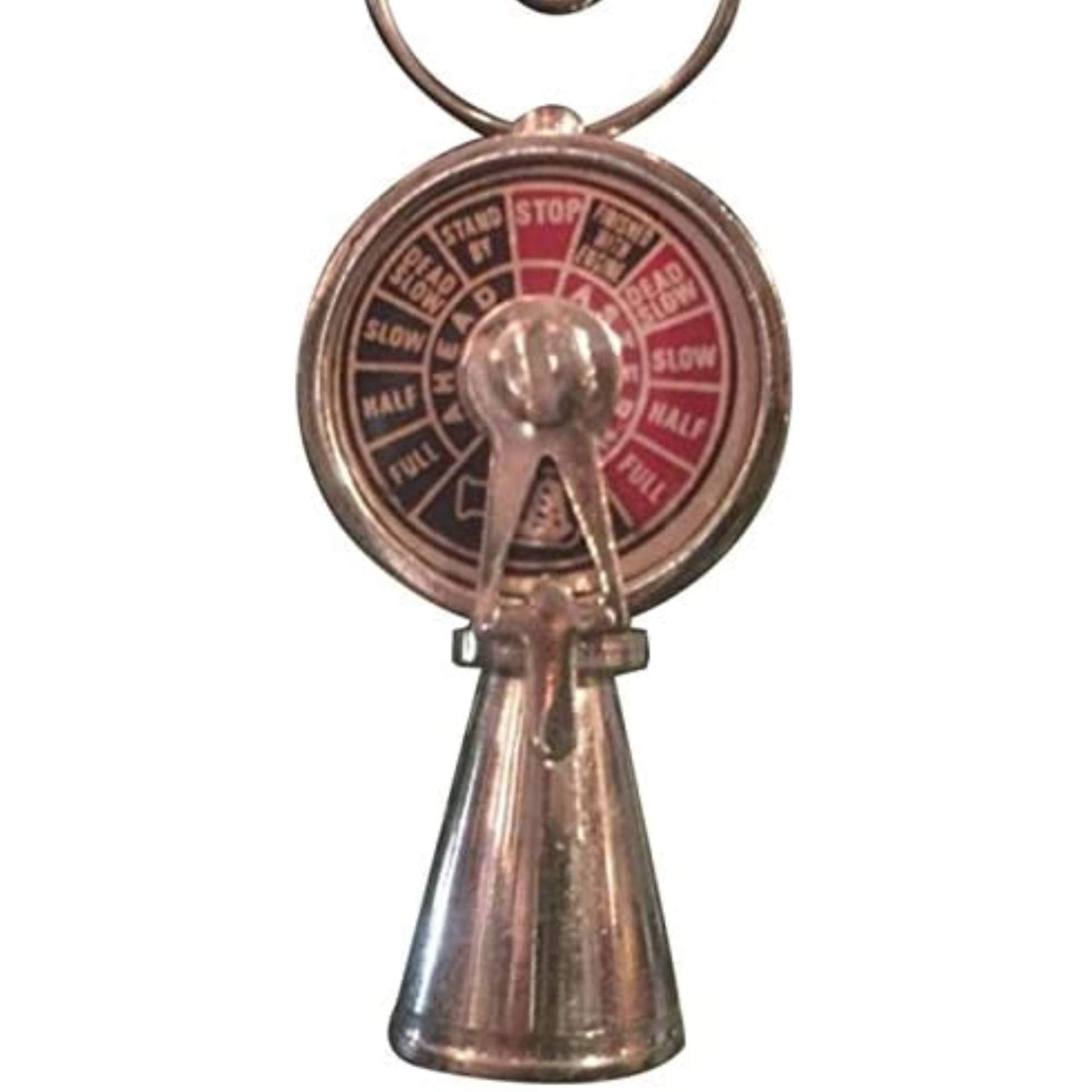 Hampton Nautical 3xglass-101 Solid Brass Titanic Engine Telegraph Ornament 5"-Christmas Tree ...