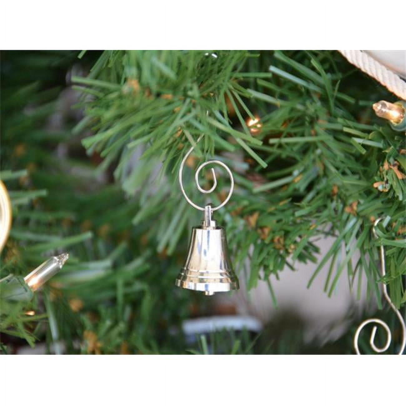 Handcrafted Model Ships K-298-XMASS Chrome Bell Christmas Tree Ornament ...