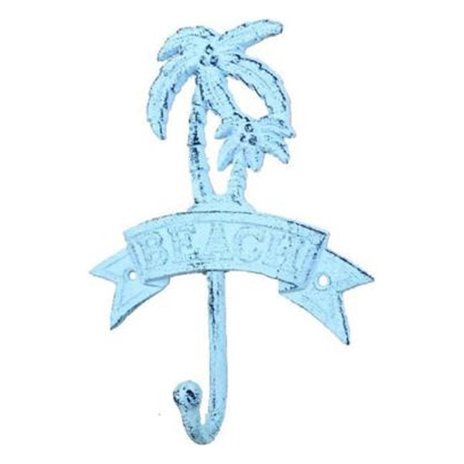Handcrafted Model Ships K-9048-Dark-Blue 8 in. Whitewashed Cast Iron ...