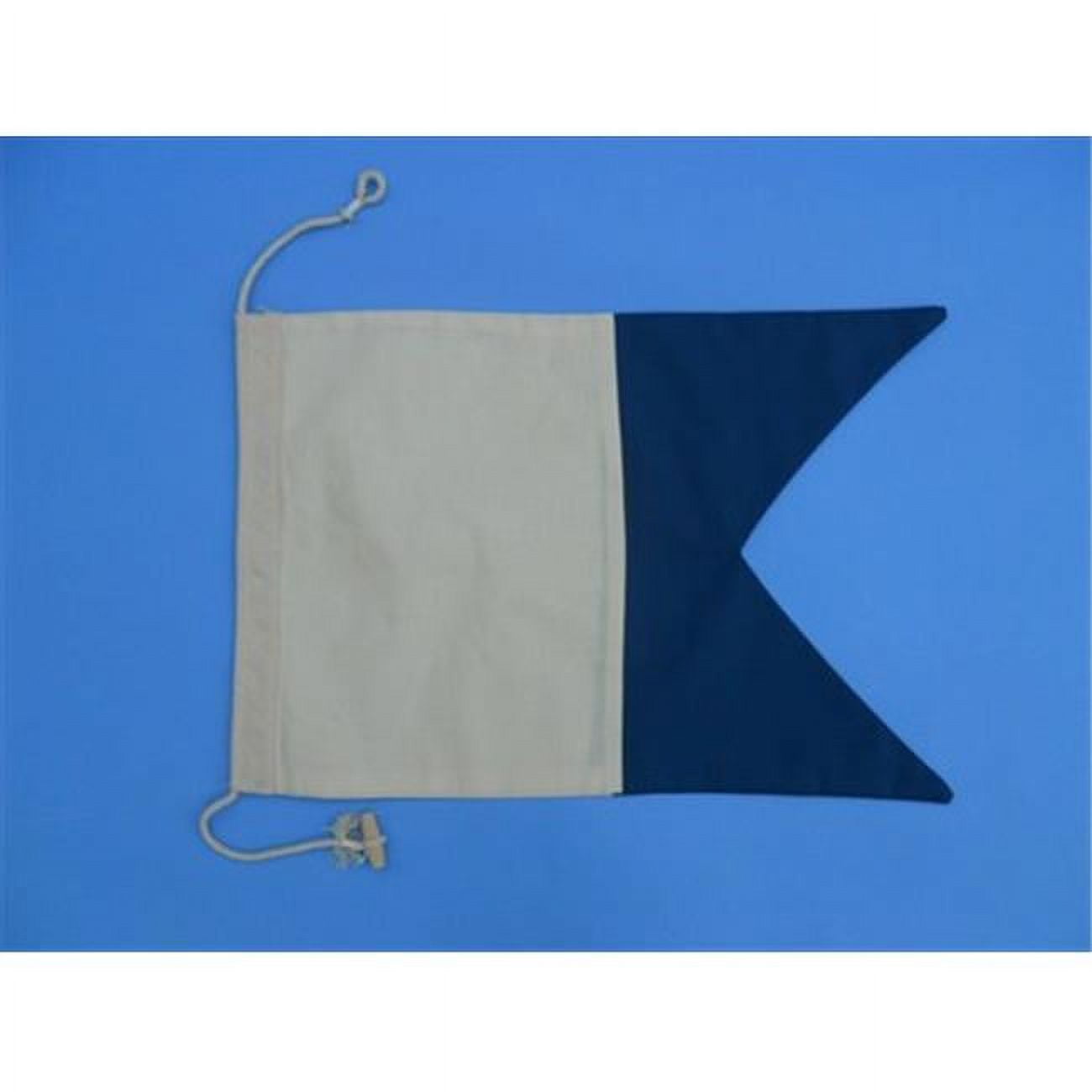 Handcrafted Model Ships Letter A Cloth Nautical Alphabet Flag - 20 in ...