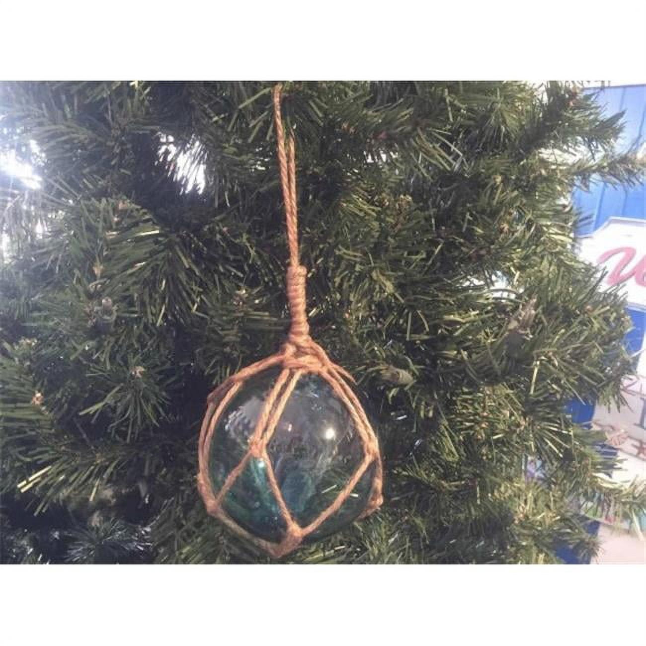 Handcrafted Model Ships Light-Blue-Glass-4-Old-X 4 in. Light Blue ...