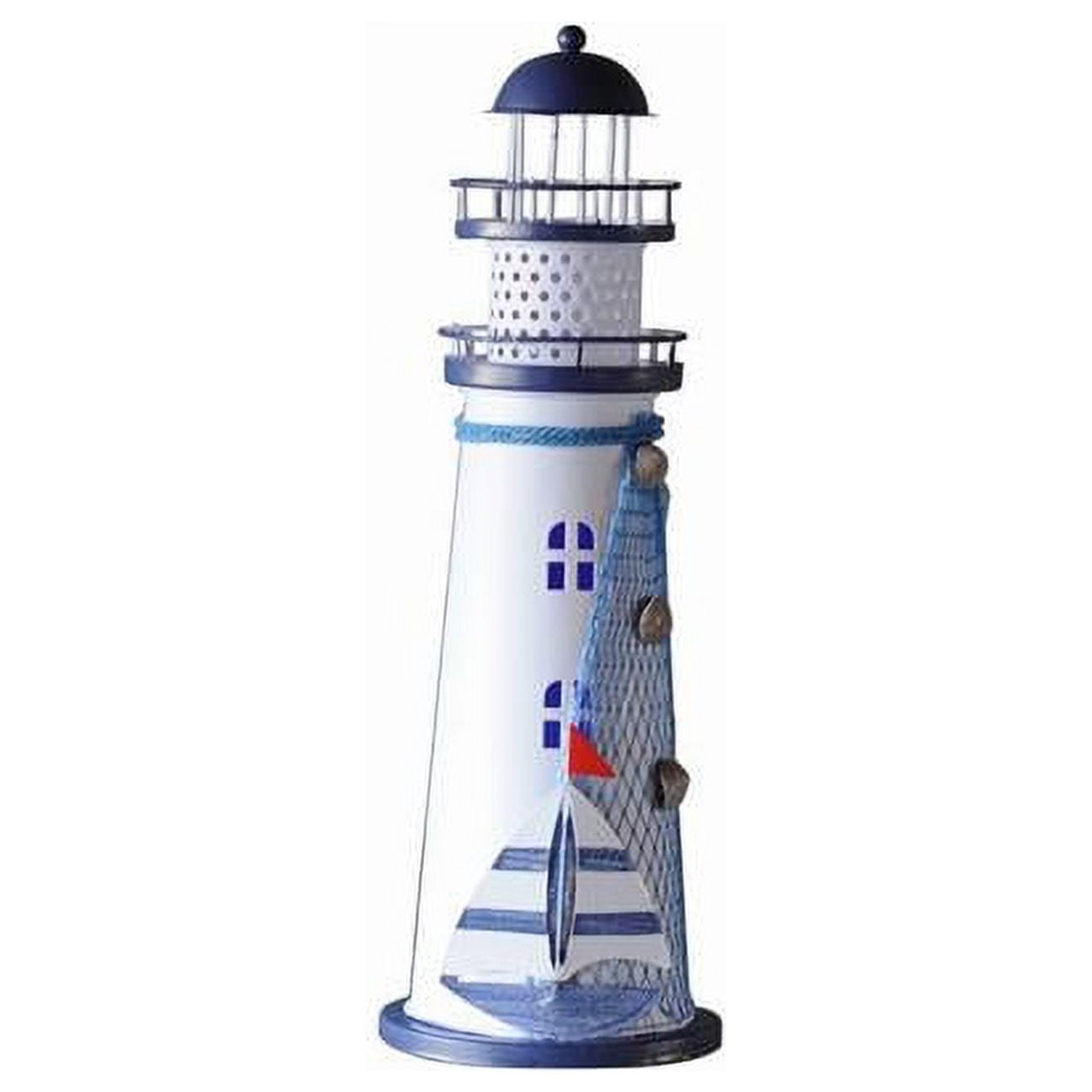 Handcrafted Model Ships MA-13032B 12 in. LED Lighted Decorative Metal ...