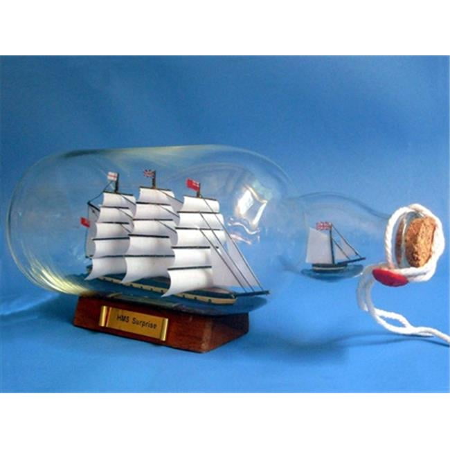 Handcrafted Model Ships Surprise Bottle Master And Commander HMS ...