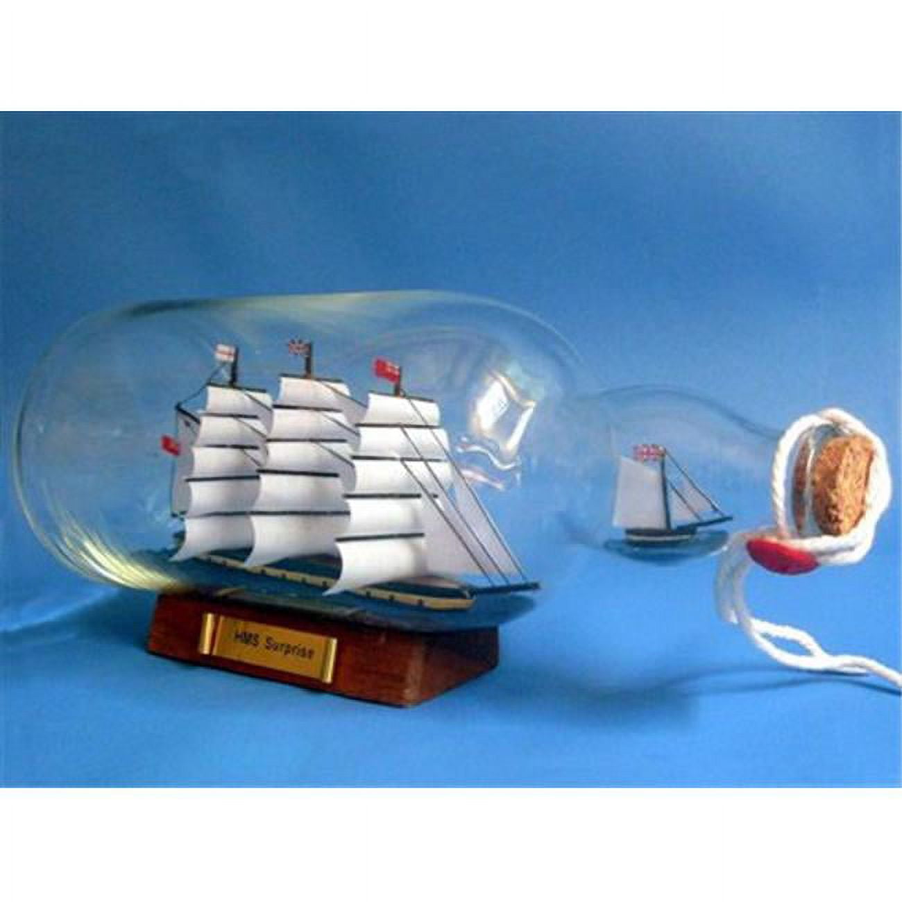 Handcrafted Model Ships Master And Commander HMS Surprise Ship in a ...