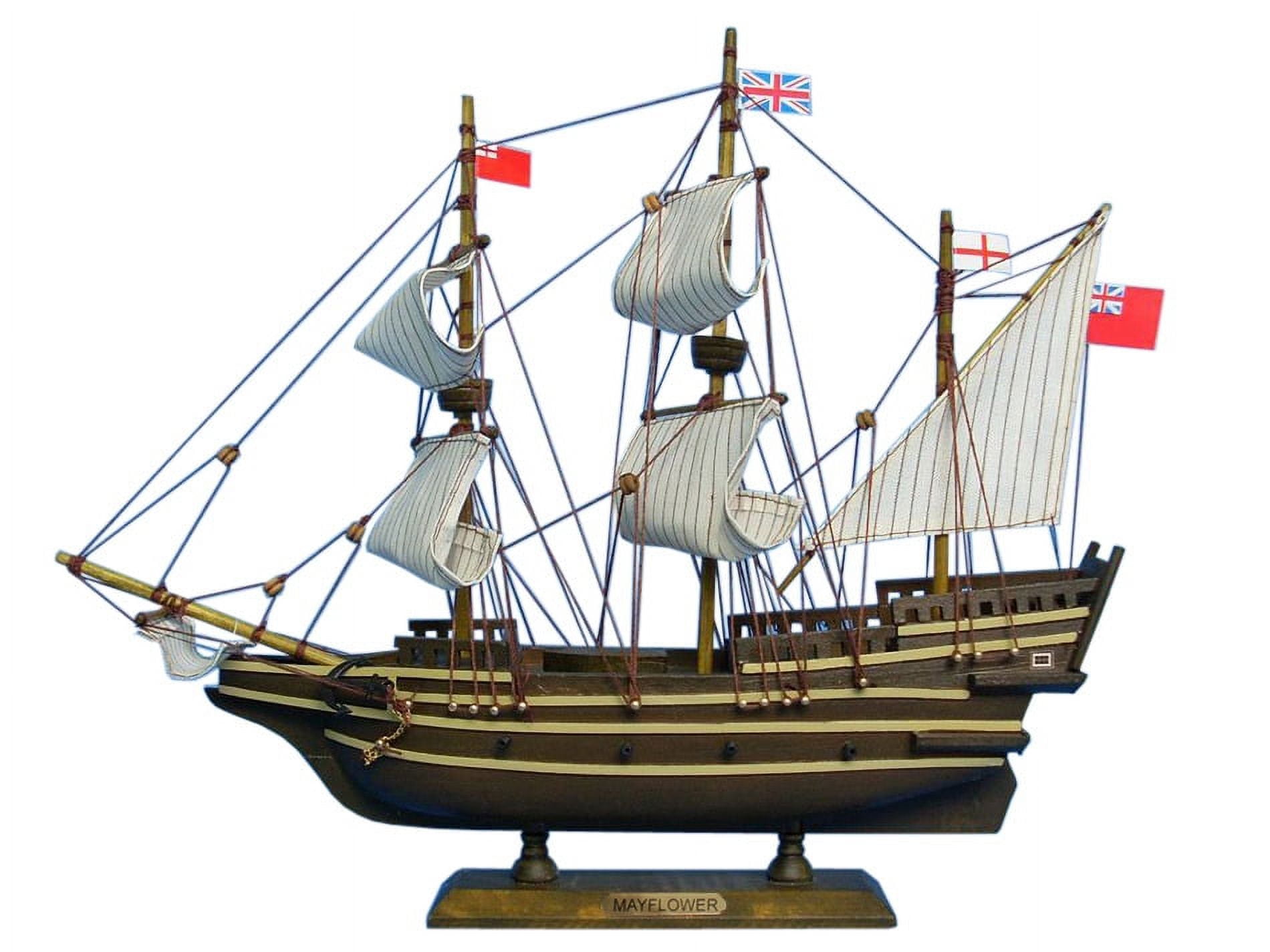 Handcrafted Model Ships Mayflower 14 Mayflower 14 in. Decorative Tall ...