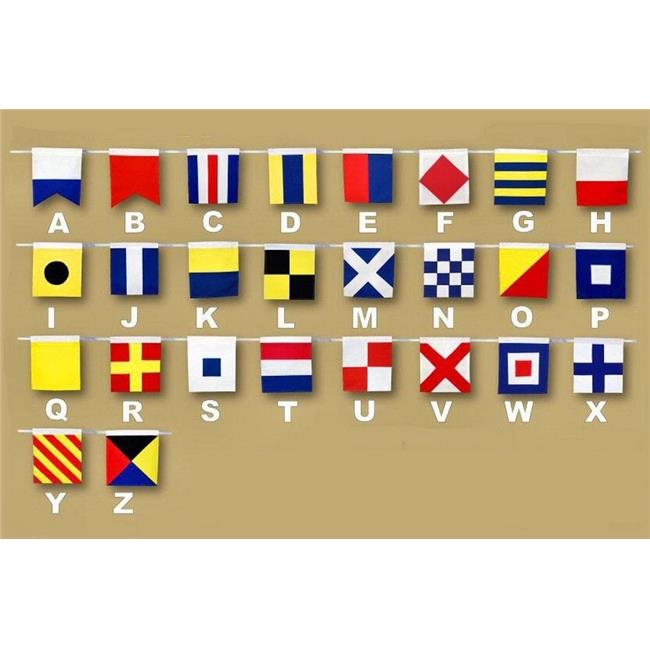 Handcrafted Model Ships Nautical-Flag-All-numbers 20 in. Decorative ...