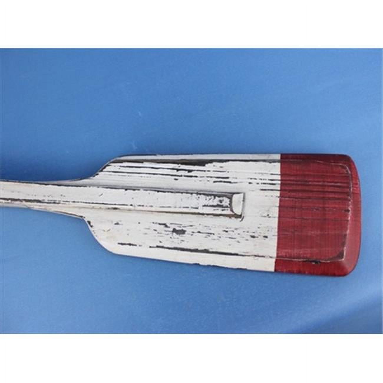 Handcrafted Model Ships Red-Oar-36 Wooden Rustic Kinsington Squared Oar ...