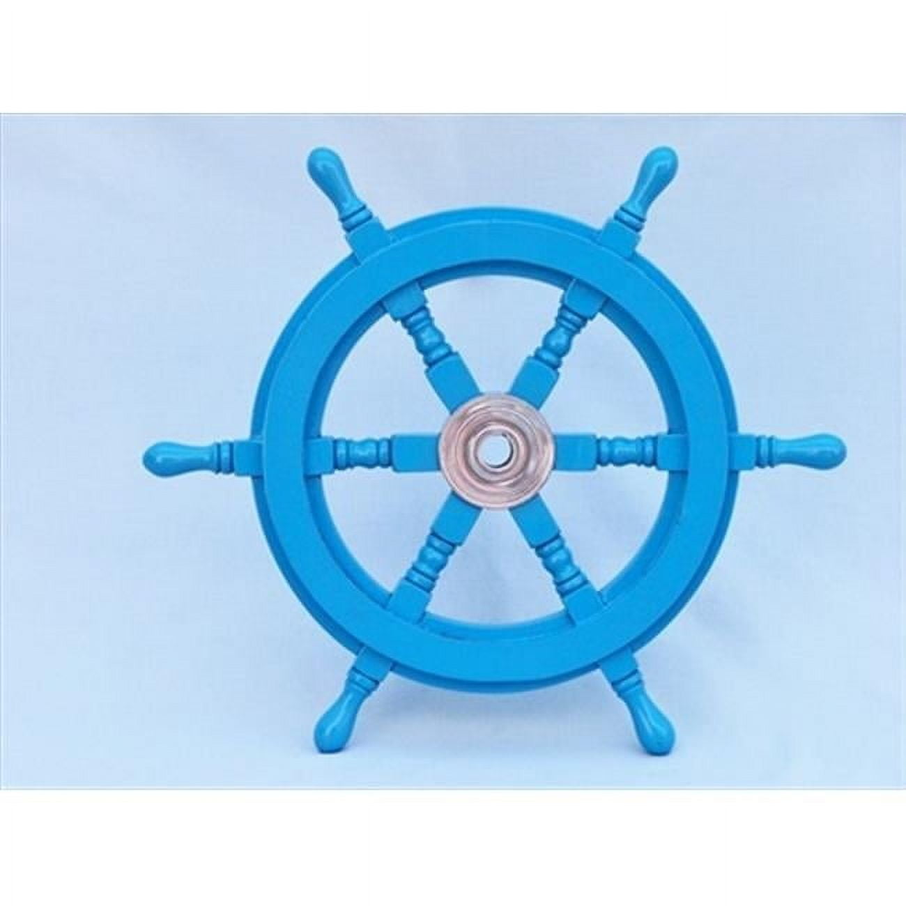 Handcrafted Model Ships SW18CH-L blue Deluxe Class Light Blue Wood and ...