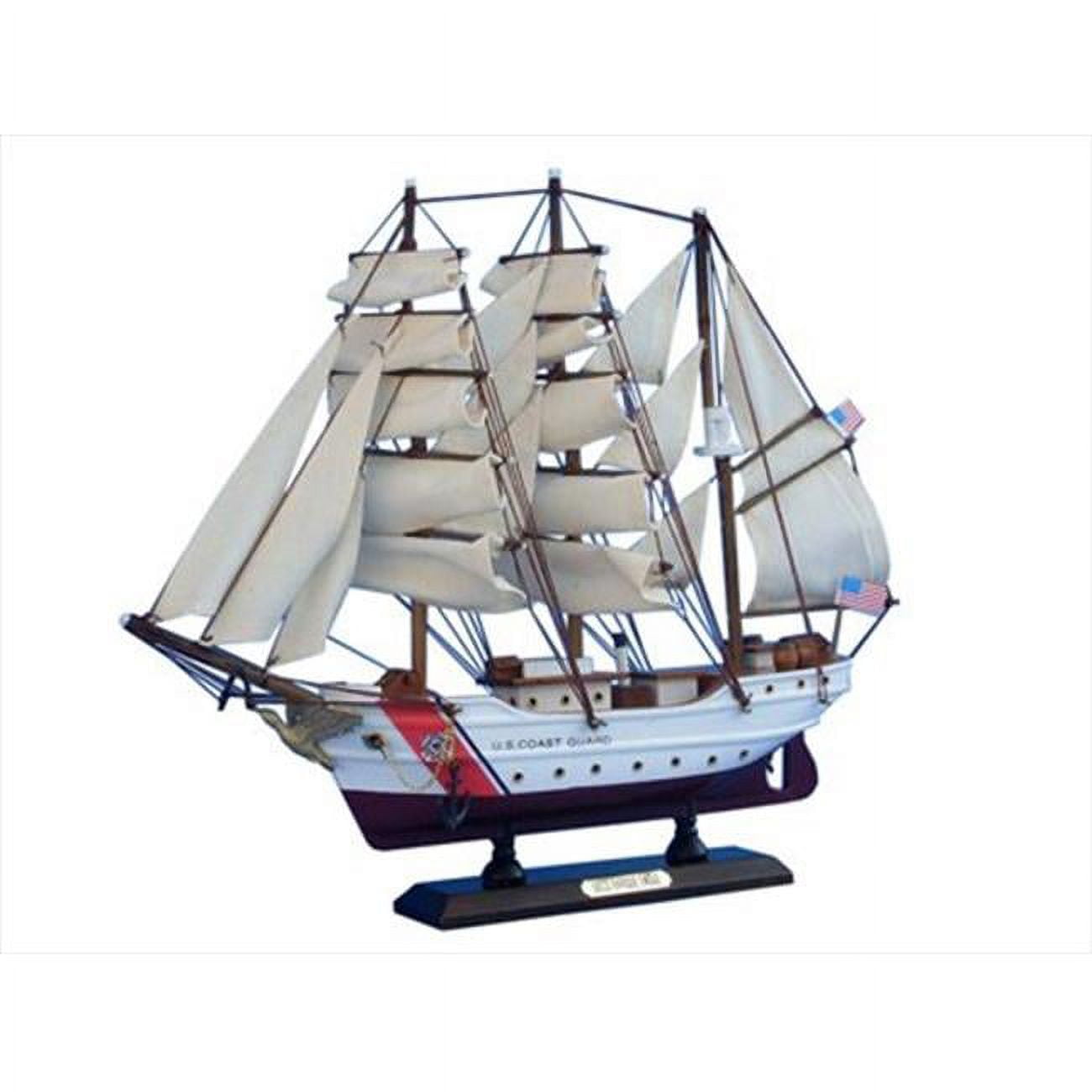 Handcrafted Model Ships USCG 15 USCG Eagle 15 in. Decorative Tall Model ...
