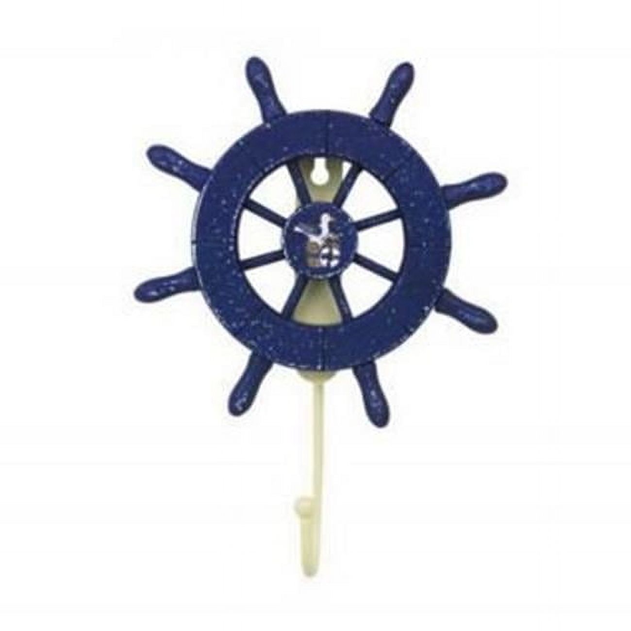 Handcrafted Model Ships Wheel-6-105-Seagull 8 in. Rustic All Dark Blue ...