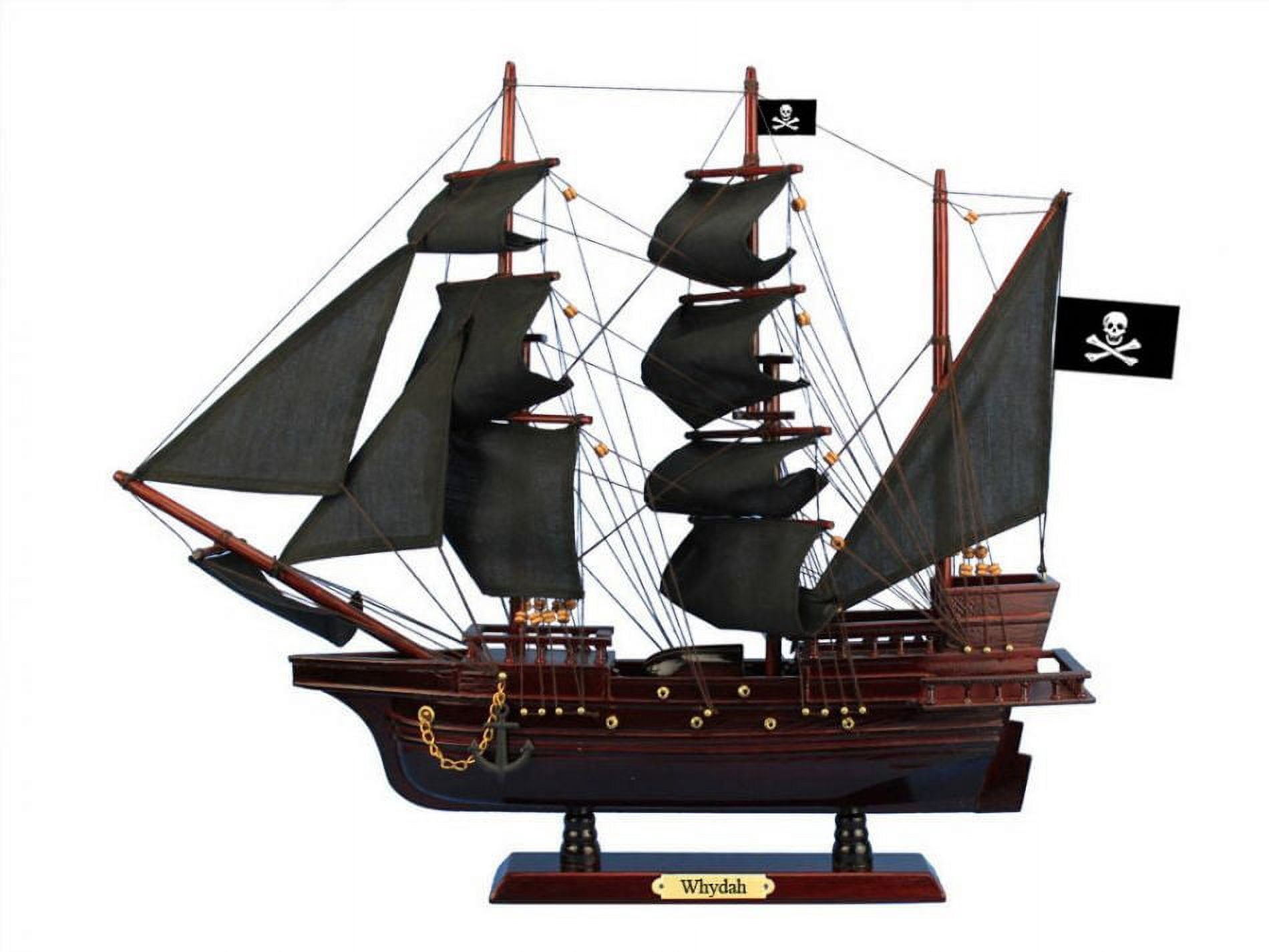 Handcrafted Model Ships Wooden Whydah Gally Sails Pirate Ship Model ...