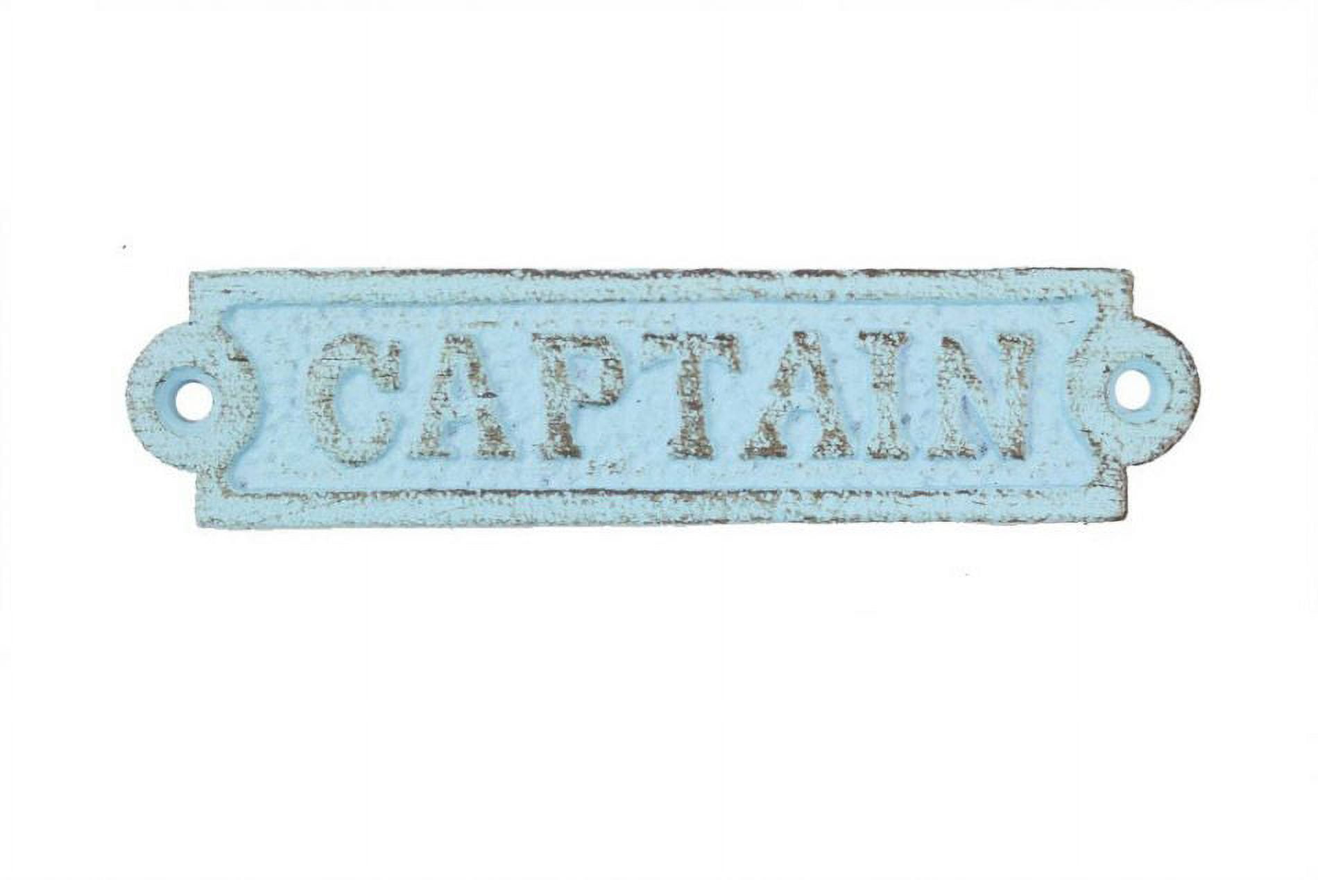 Handcrafted Model Ships k-0164A-Solid-Light-Blue Rustic Light Blue Cast ...