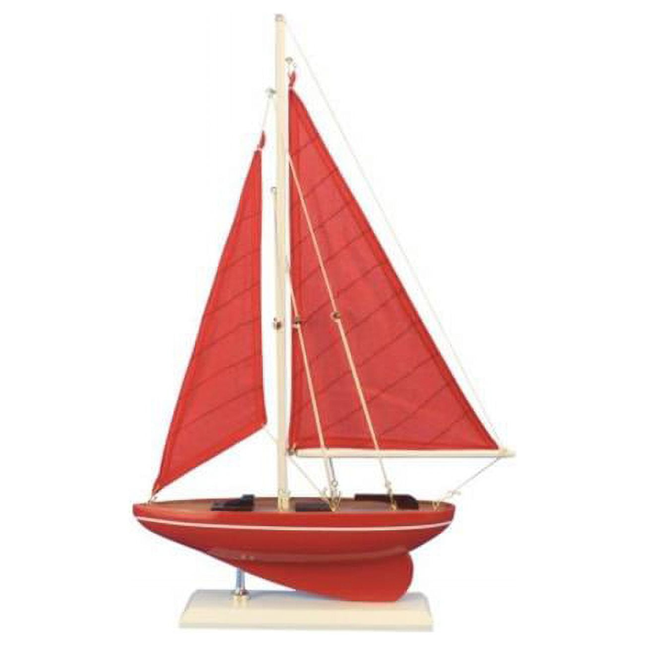 Handcrafted Model Ships sailboat17-108 17 in. Wooden Red Sea Model ...