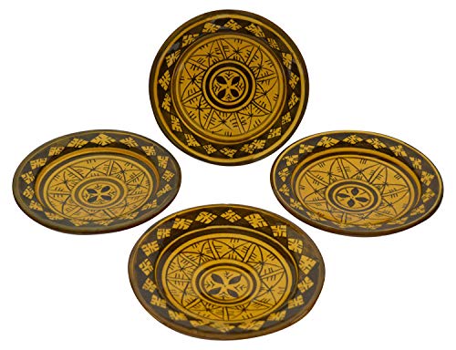 Handcrafted Moroccan Ceramic Plates – A Taste of Tradition for Family ...