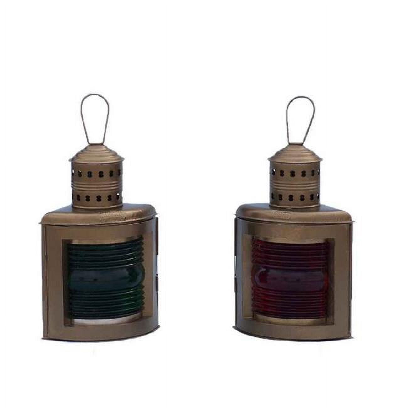 Handcrafted Nautical Decor Port And Starboard Oil Lantern - Walmart.com