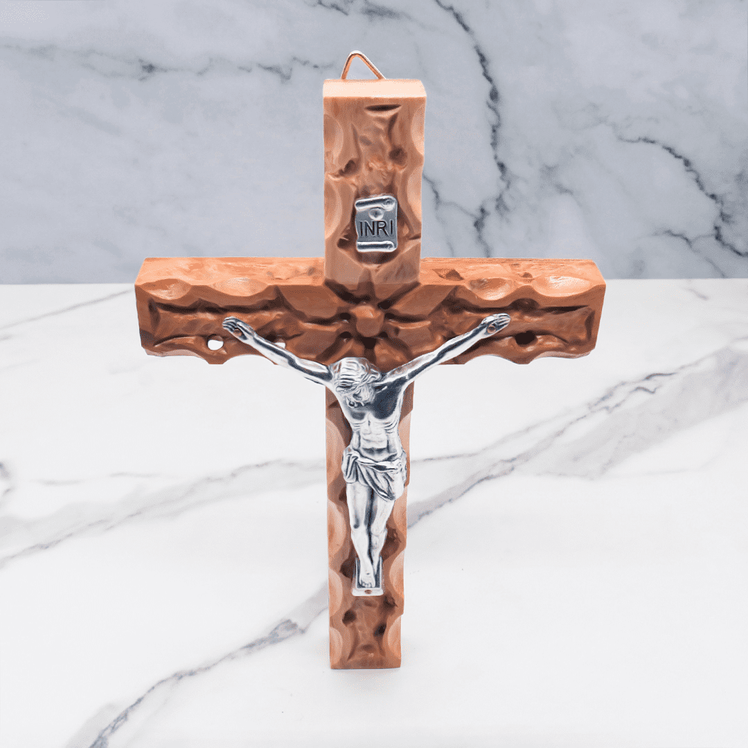 Handcrafted Olive Wood Crucifix from the Holy Land | Scenic Design ...