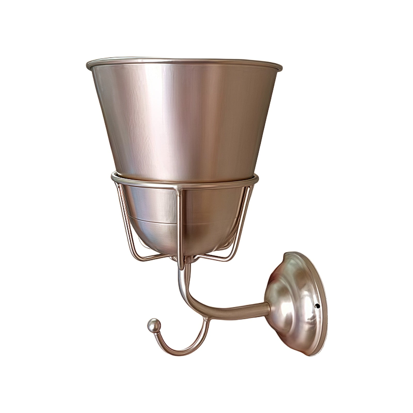 Handcrafted Opal Wall Vessel, Vintage Brass Wall Container Vase with ...