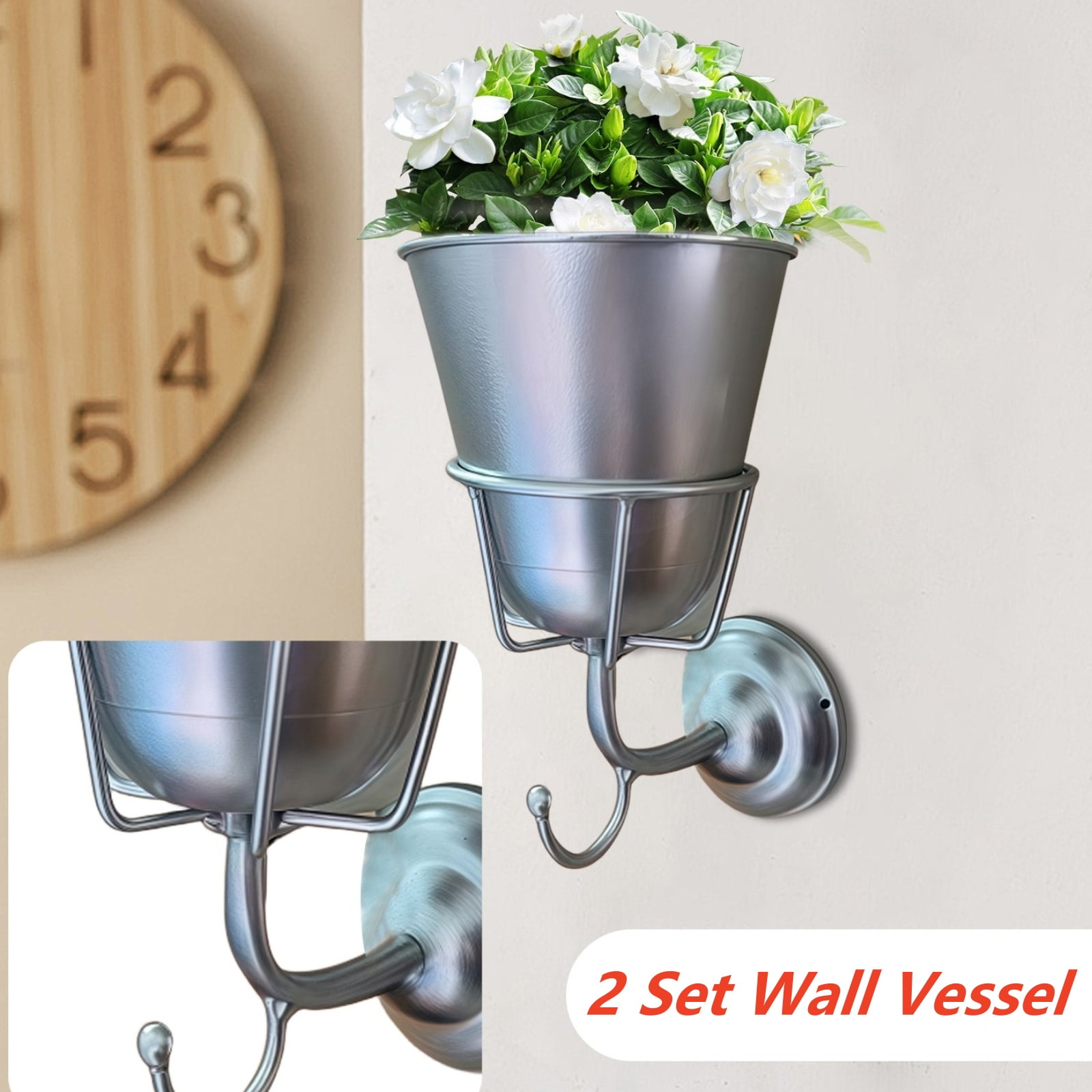 Handcrafted Opal Wall Vessel,Vintage Brass Wall Container Vase,Opal ...