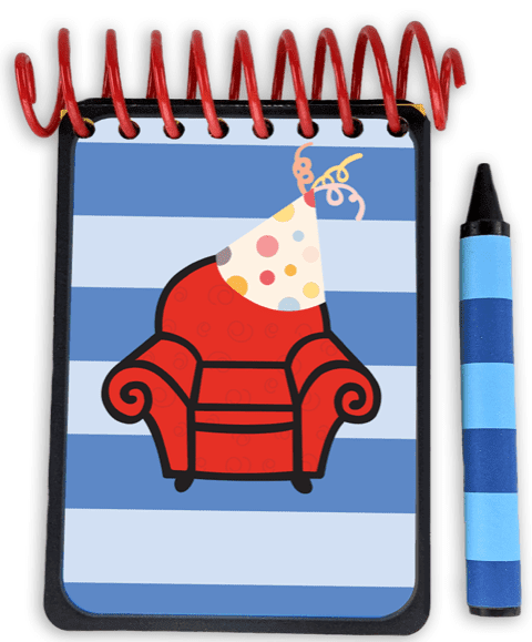 Handcrafted PARTY HAT Handy Dandy Notebook - Walmart.com