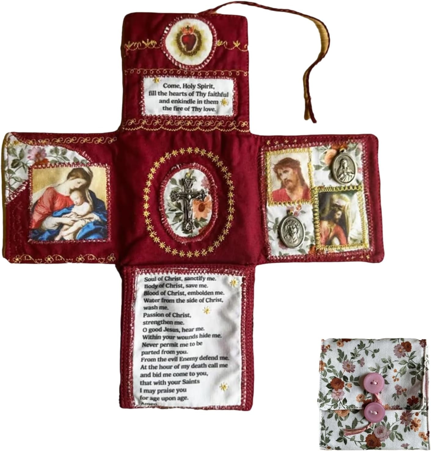 Handcrafted Pocket Devotional – Faith Edition, Handmade Embroidered ...