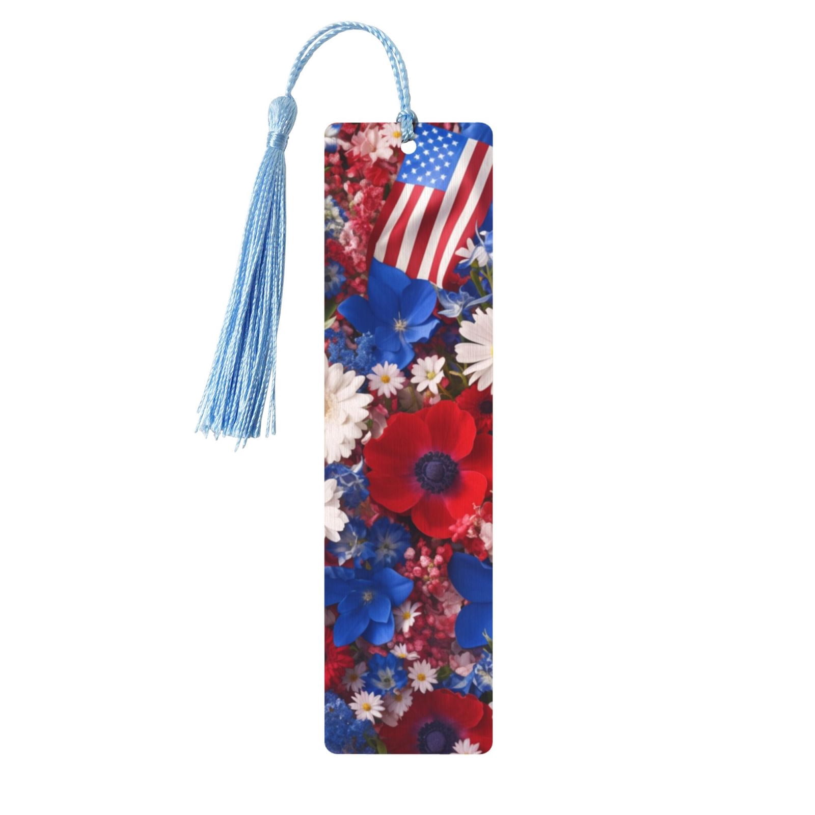 Handcrafted Poplar Wood Bookmark with Tassel - Exquisite Artisan Gift ...