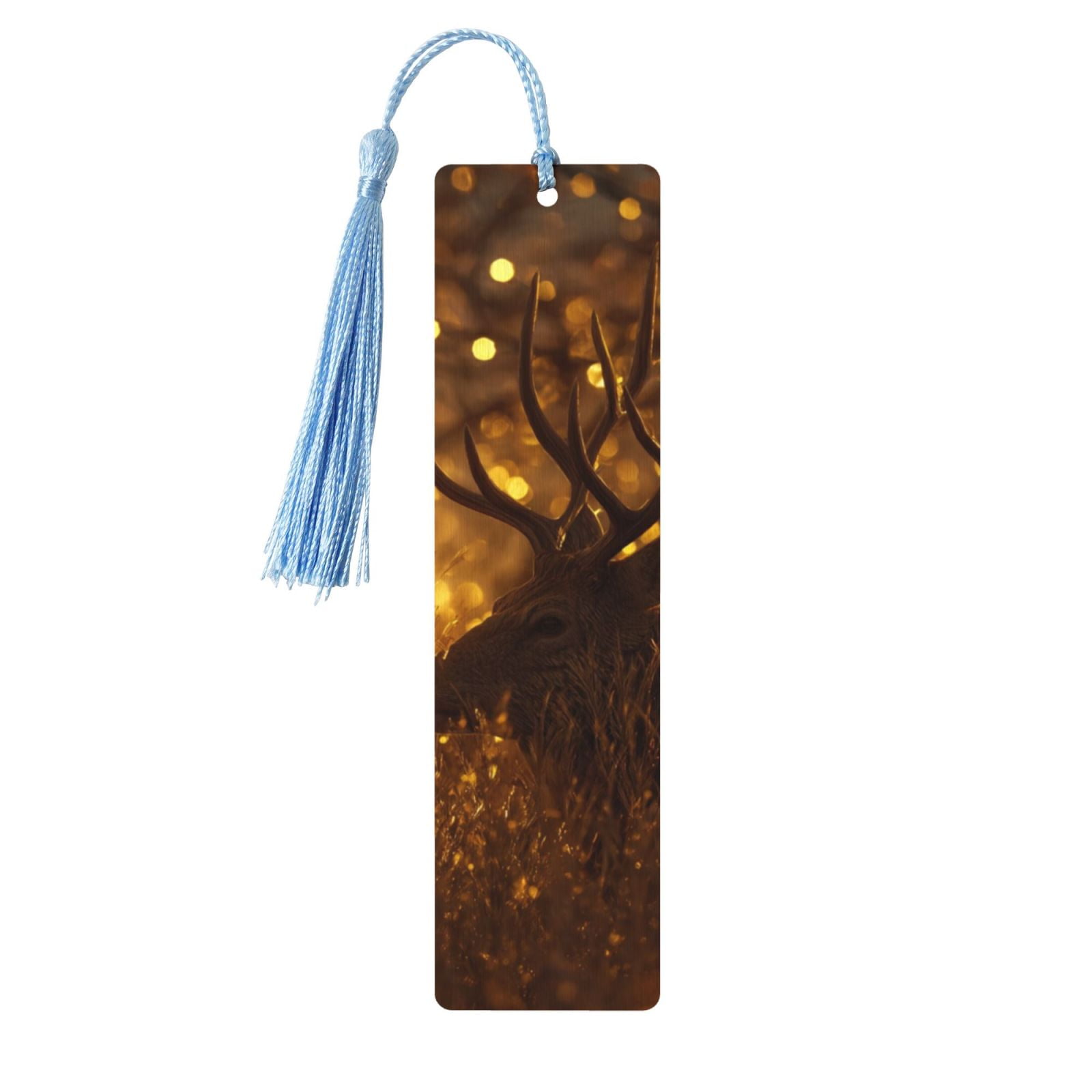 Handcrafted Poplar Wood Bookmark with Tassel - Exquisite Artisan Gift ...