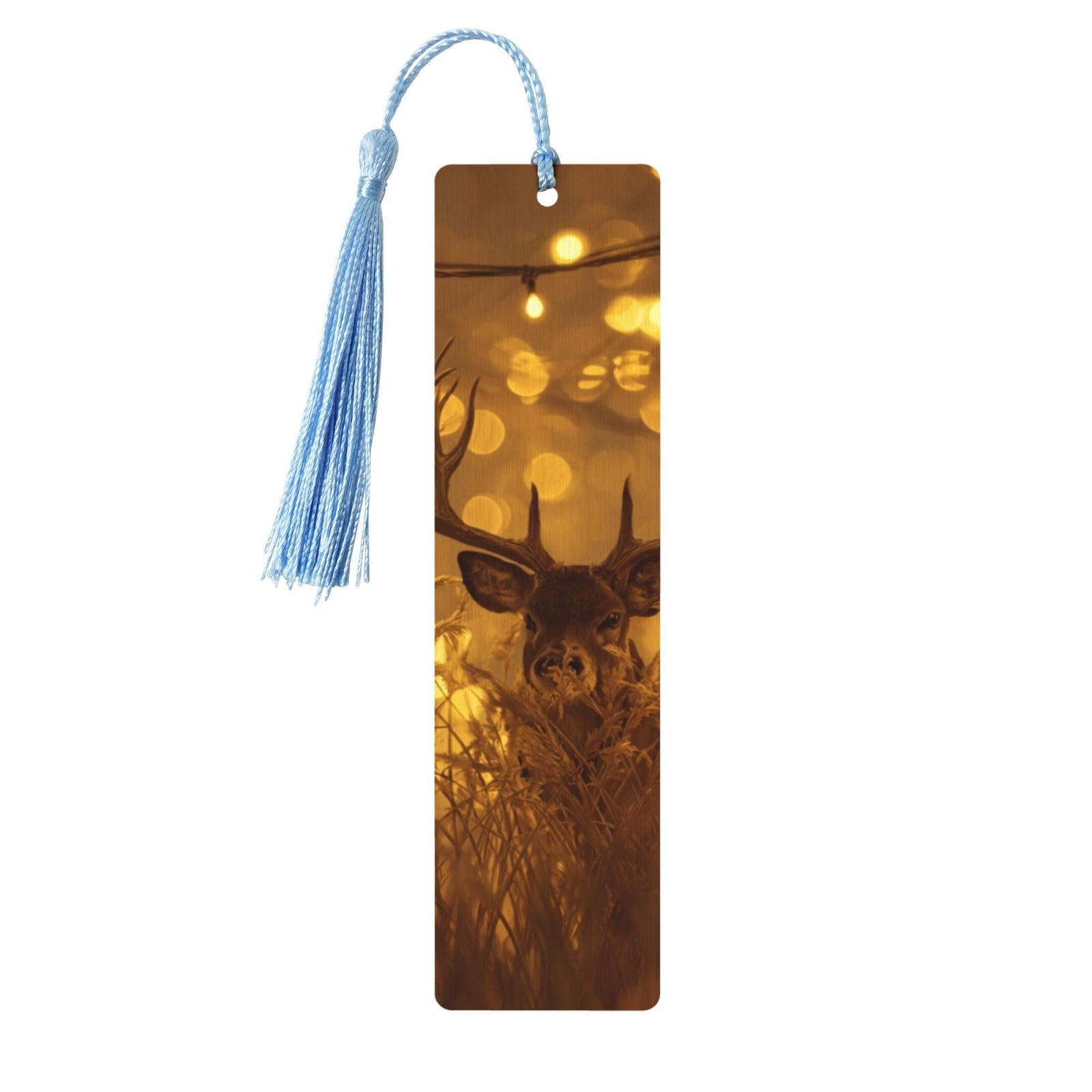 Handcrafted Poplar Wood Bookmark with Tassel - Exquisite Artisan Gift ...