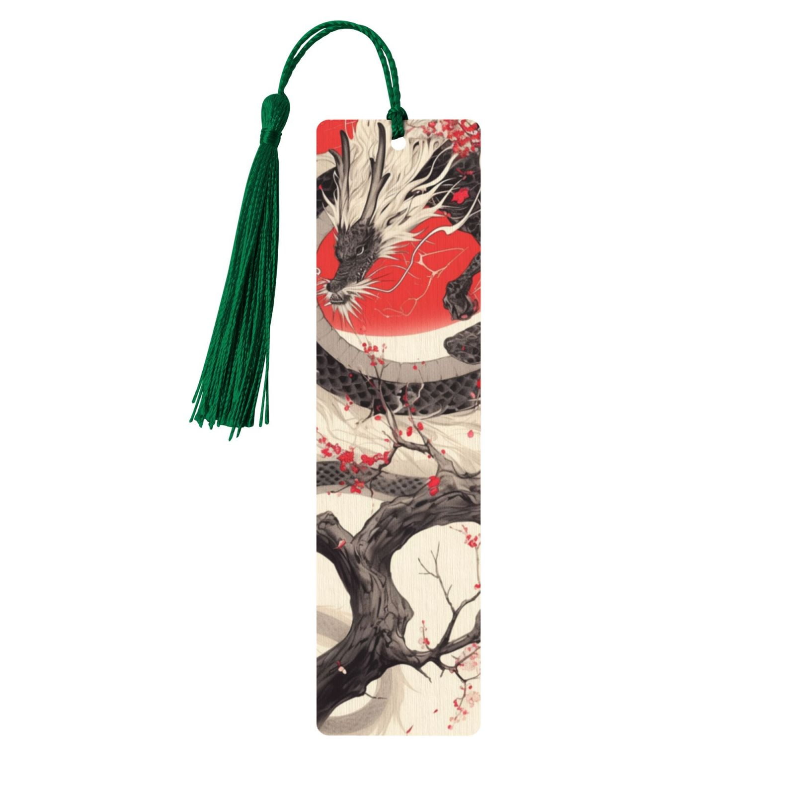 Handcrafted Poplar Wood Bookmark with Tassel - Exquisite Artisan Gift ...