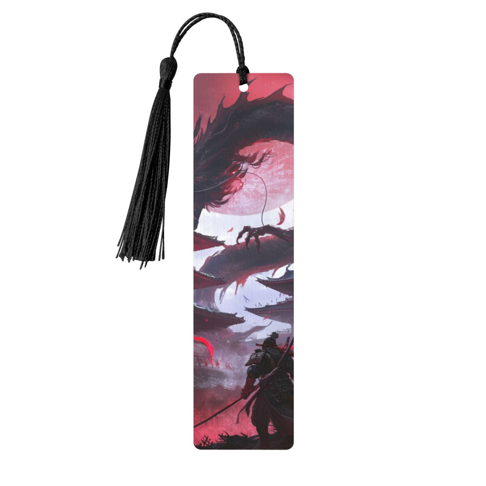 Handcrafted Poplar Wood Bookmark with Tassel - Exquisite Artisan Gift ...