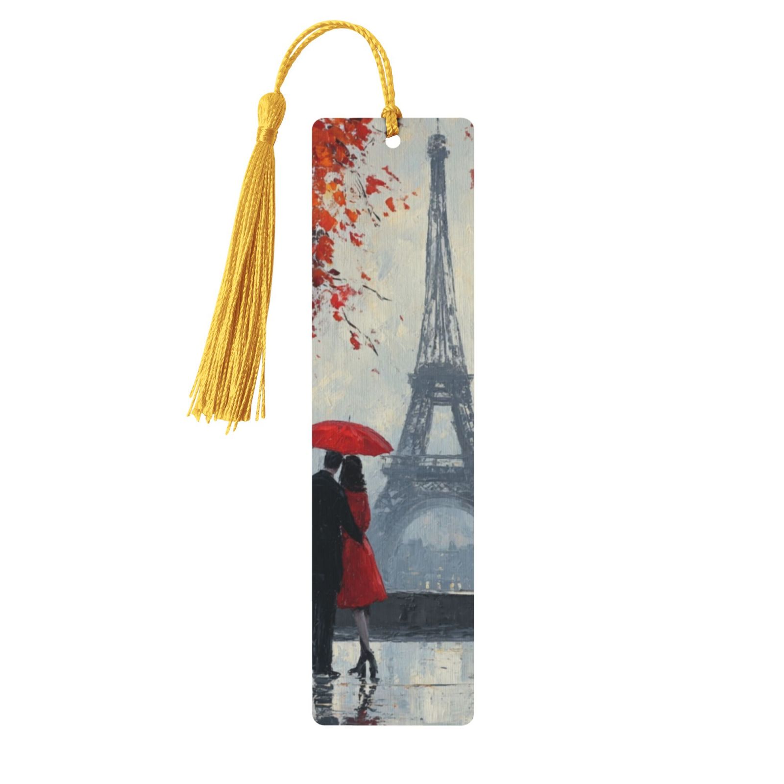 Handcrafted Poplar Wood Bookmark with Tassel - Exquisite Artisan Gift ...