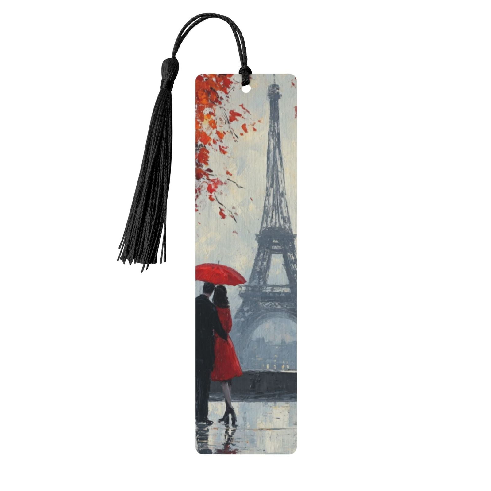 Handcrafted Poplar Wood Bookmark with Tassel - Exquisite Artisan Gift ...