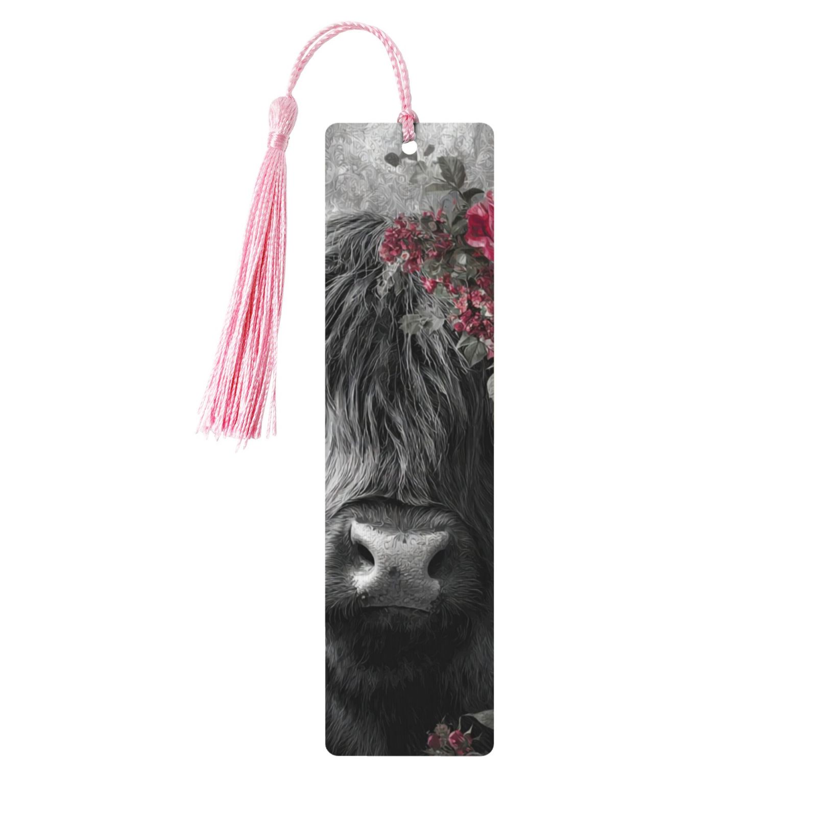 Handcrafted Poplar Wood Bookmark with Tassel - Exquisite Artisan Gift ...